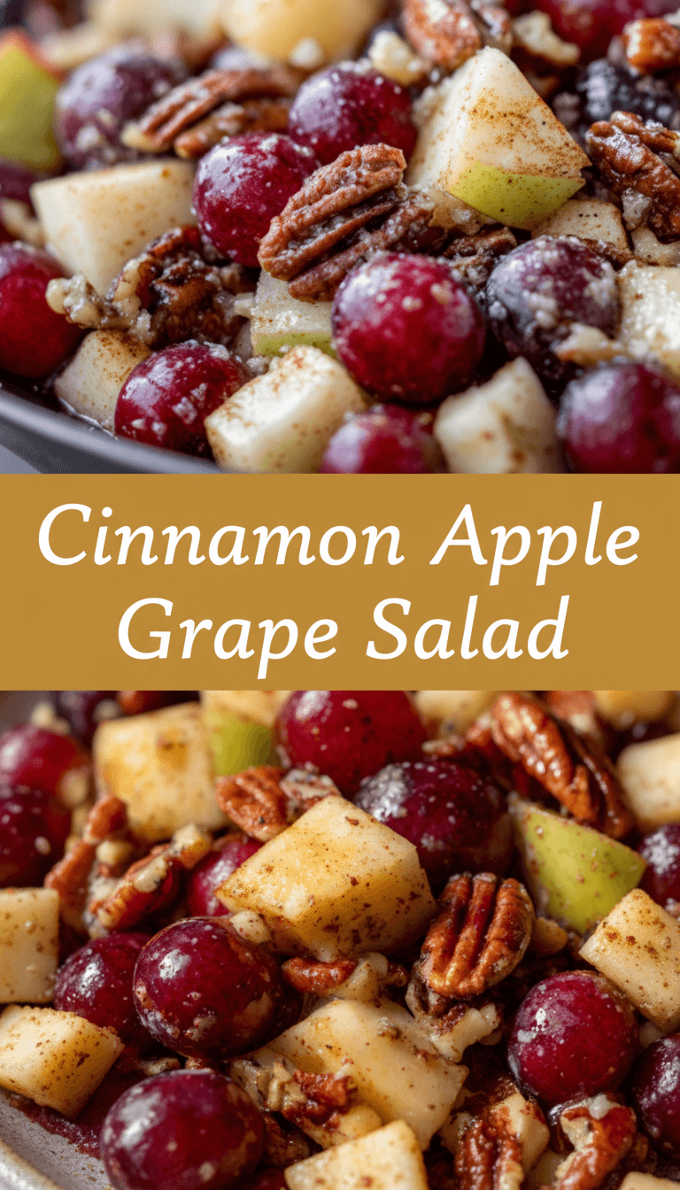 Cinnamon Apple Grape Salad – Kitchen Dop